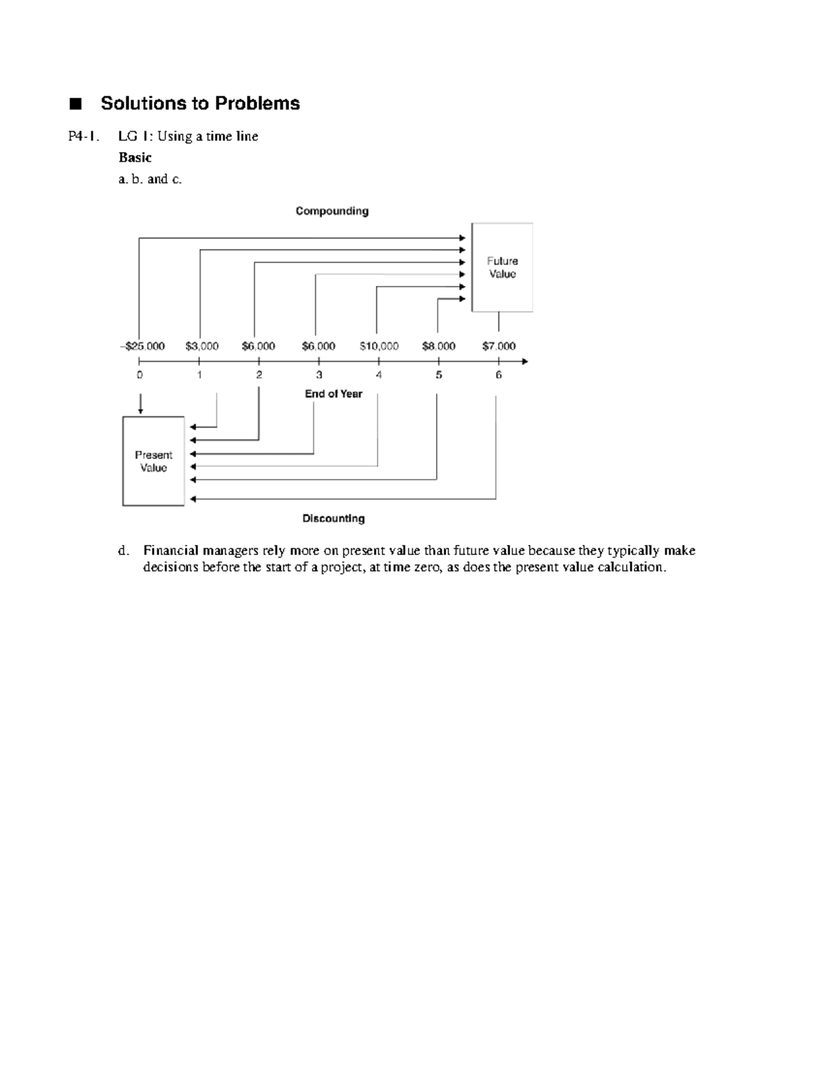 Gitman IM ch04 hgoi - Solutions to Problems P4-1. LG 1: Using a time ...