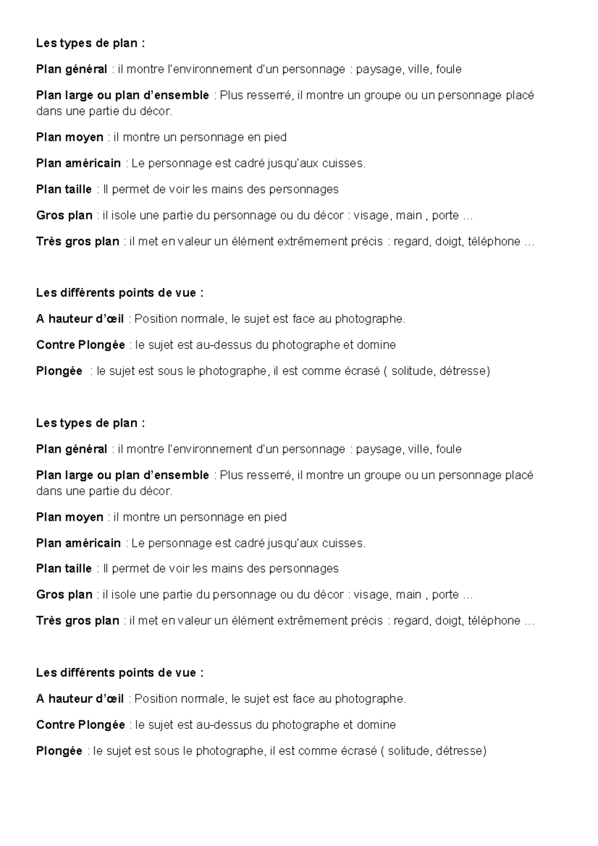 Les types de plan - Plan moyen : il montre un personnage en pied Plan ...