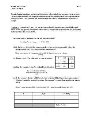Lab 4 - lab4 - MATH 131 1/ Lab 4 The goal of this lab is to define a ...