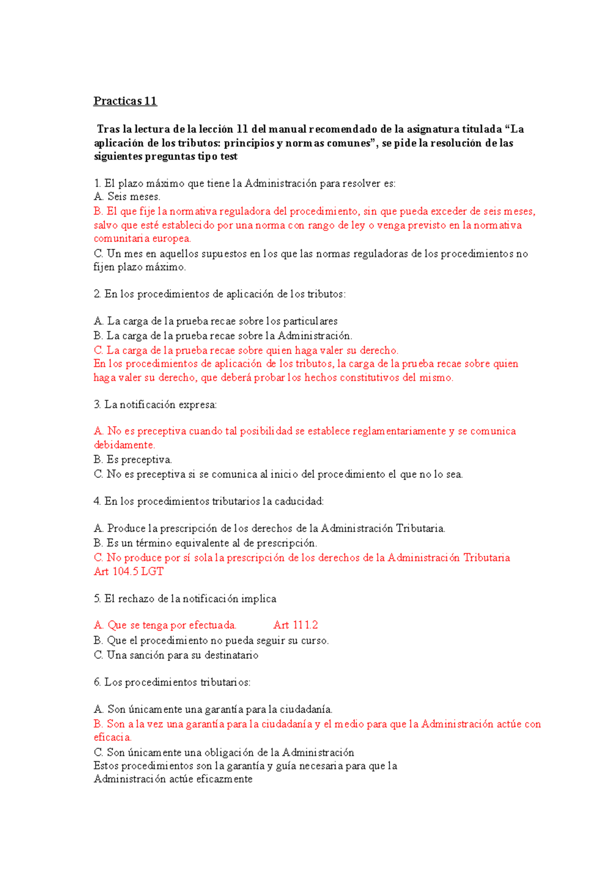 Práctica Lección 11 - Practica tema 11 - Practicas 11 Tras la lectura de la lección 11 del ...
