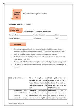 Checklist Kinder, ELEM, JHS - SCHOOL SCREENING COMMITTEE FORM for ...
