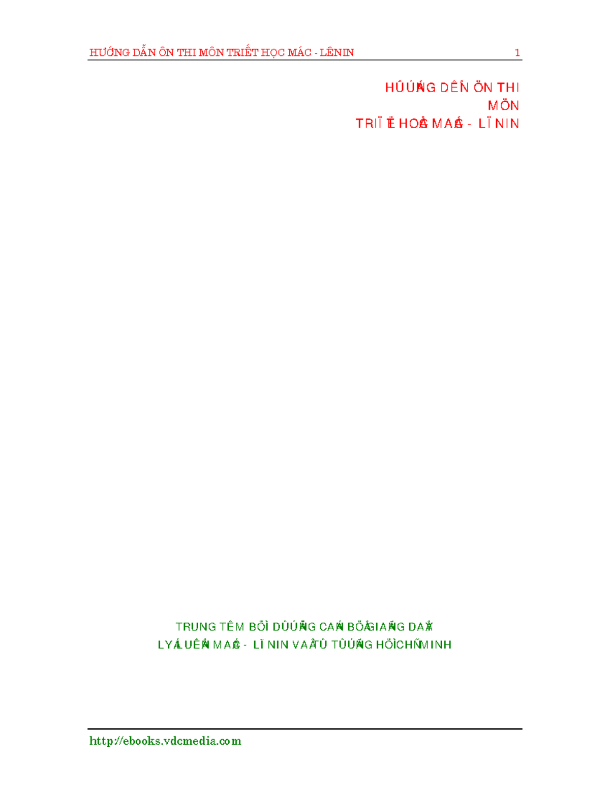 HOI ĐAP Triet HỌC - Những câu hỏi đáp về Triết - H¤⁄¡NG D ŒN ÷N THI M÷N TRIœÀT HO≈C MA¡C - LœNIN ...