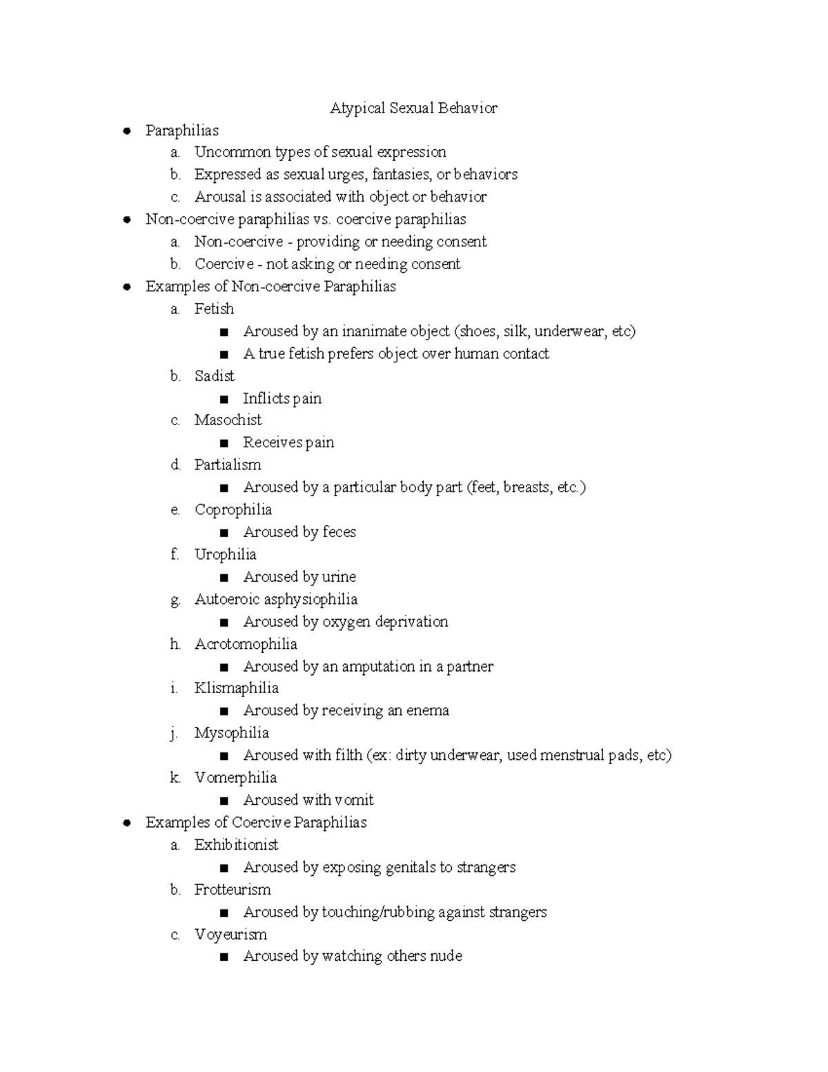 Atypical Sexual Behavior Uncommon Types Of Sexual Expression B