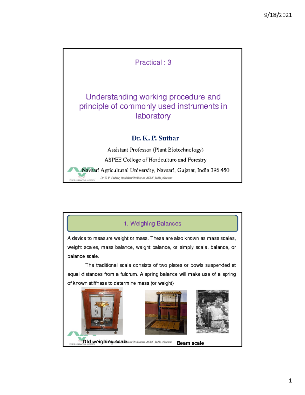 3 Understanding working procedure and principle of commonly used ...