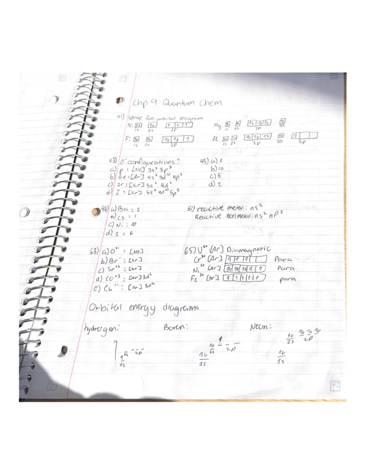 Quantum chem part 2 - CHEM 1B - Studocu