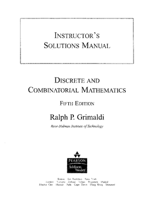 Discrete Mathematics I (MACM 101) - Edit - MACM 101: Combinatorics 2 ...
