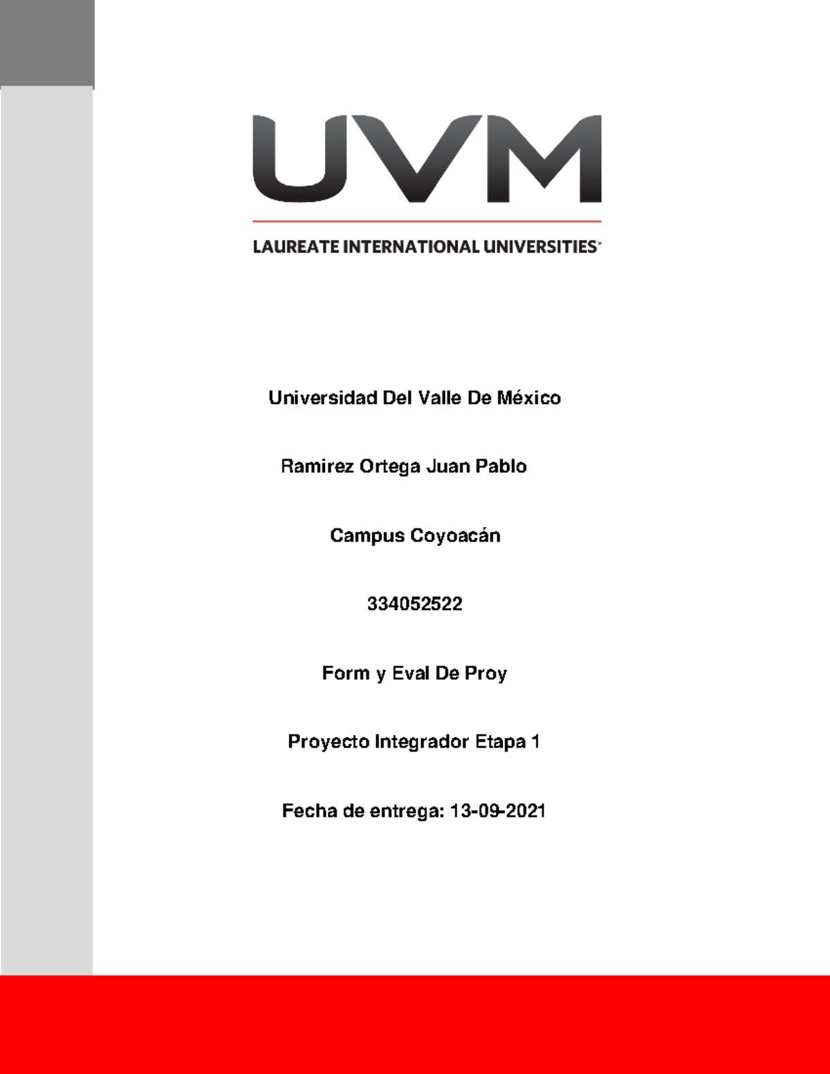 Actividad 2 Proyecto Integrador Etapa 1 Form Y Eval De Proyectos