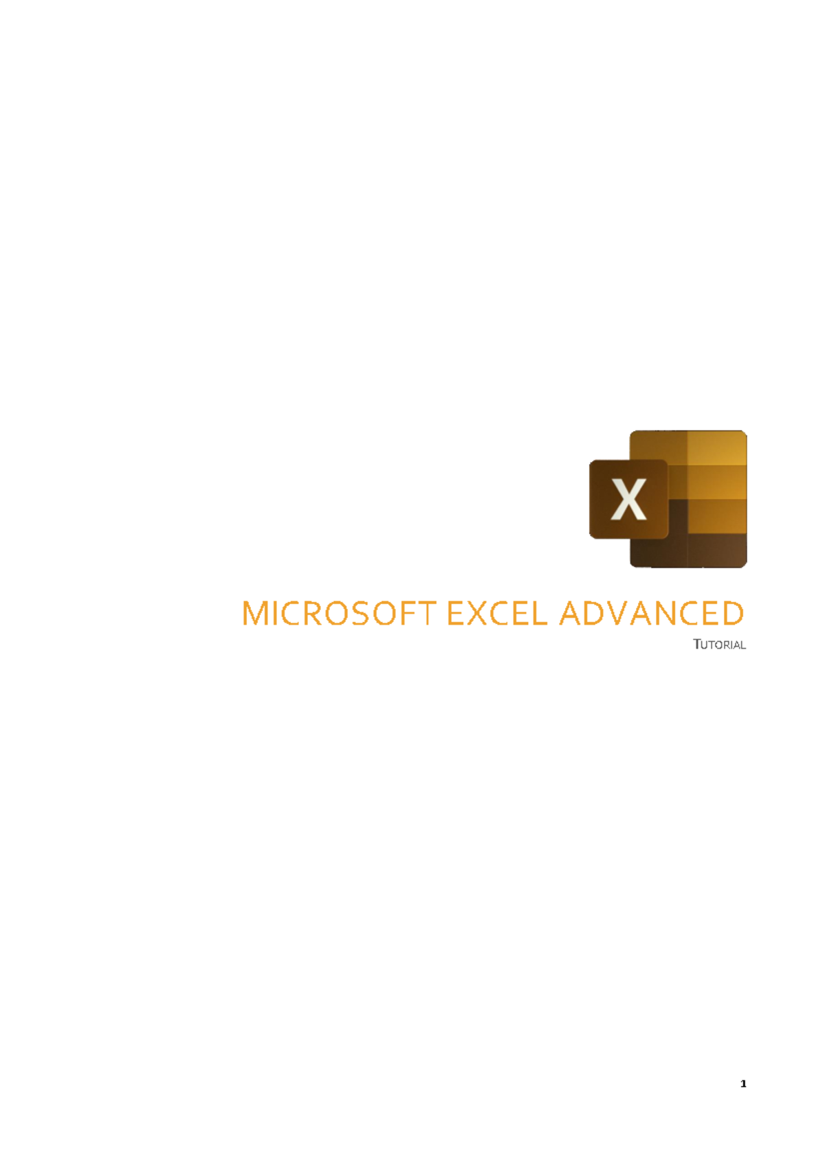 Manuale Excel Advanced - MICROSOFT EXCEL ADVANCED TUTORIAL © 2020 Luiss ...