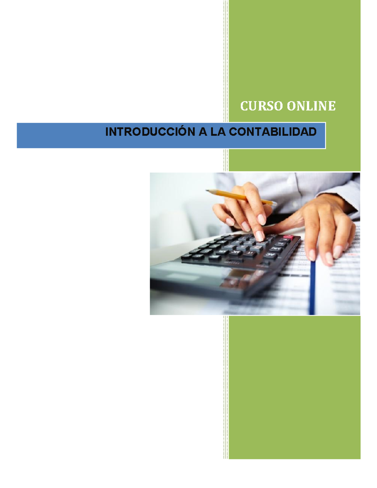 Introduccion a la contabilidad basicamente en estos pasos - CURSO ...