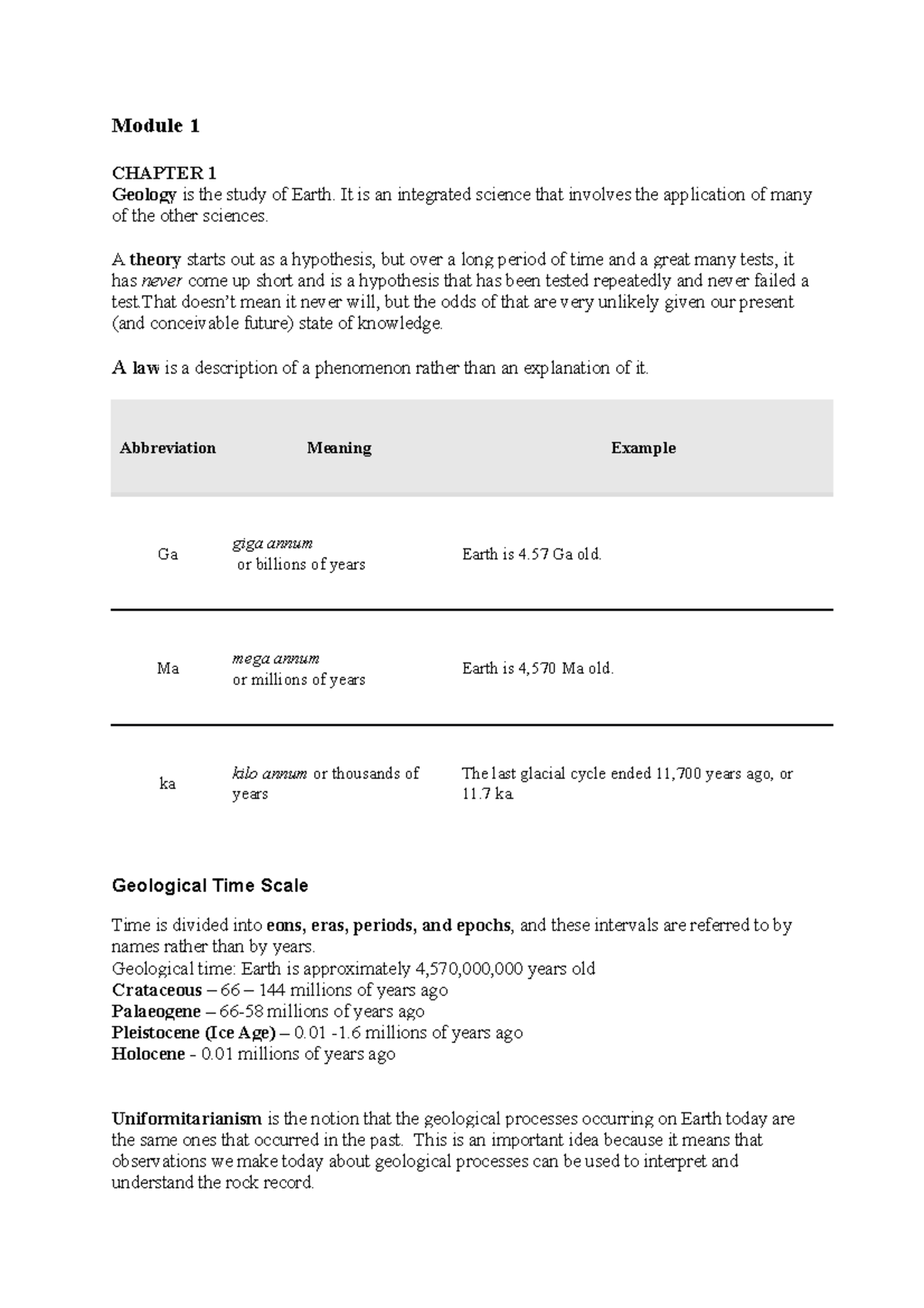 Geology - Notes for EOSC 311 - EOSC 311 - UBC - Studocu