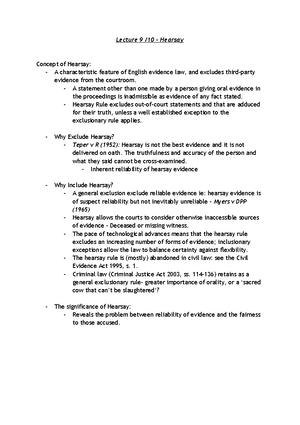 Lecture 3 4 - Witness Evidence the witness in a trial process ...