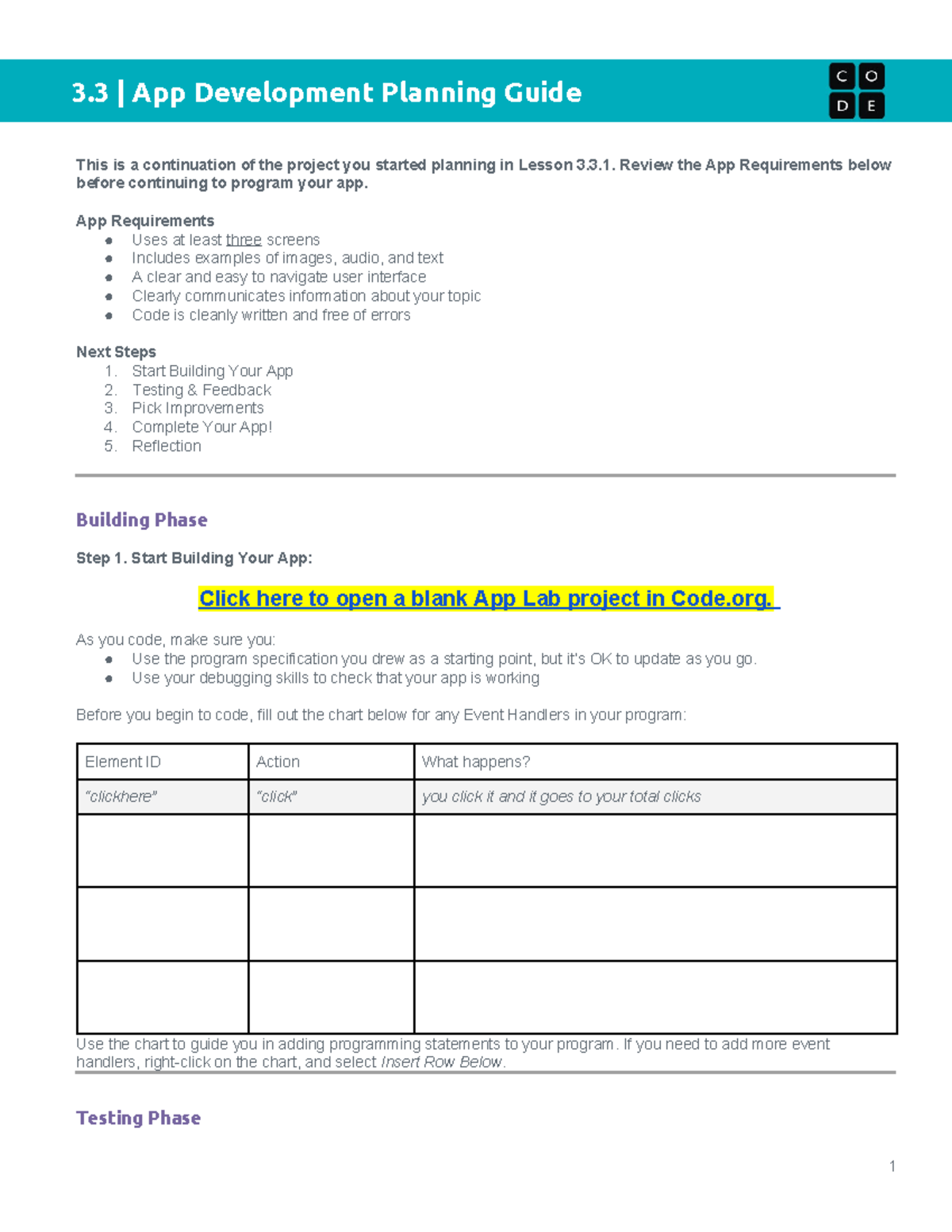 3 3 App Development Planning Guide 1 3 App Development Planning