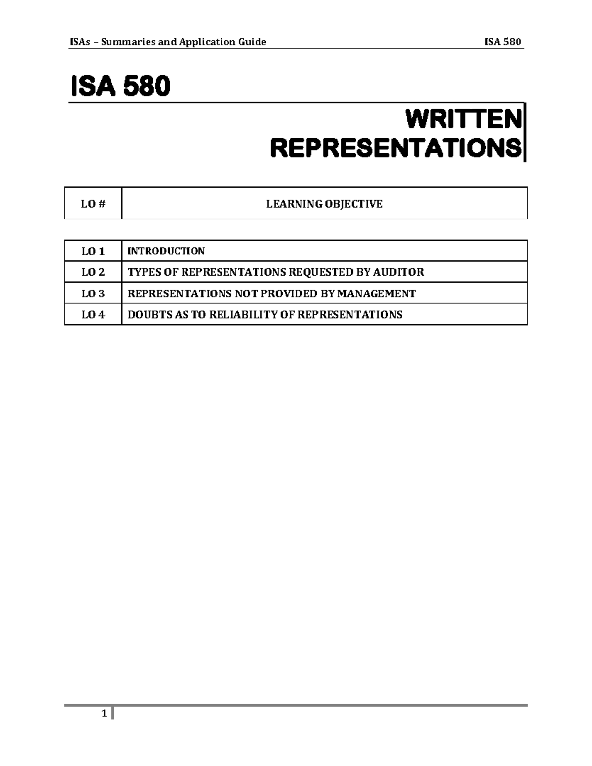 CFAP 06 ebook Part 2 - notes - ISAs – Summaries and Application Guide ...