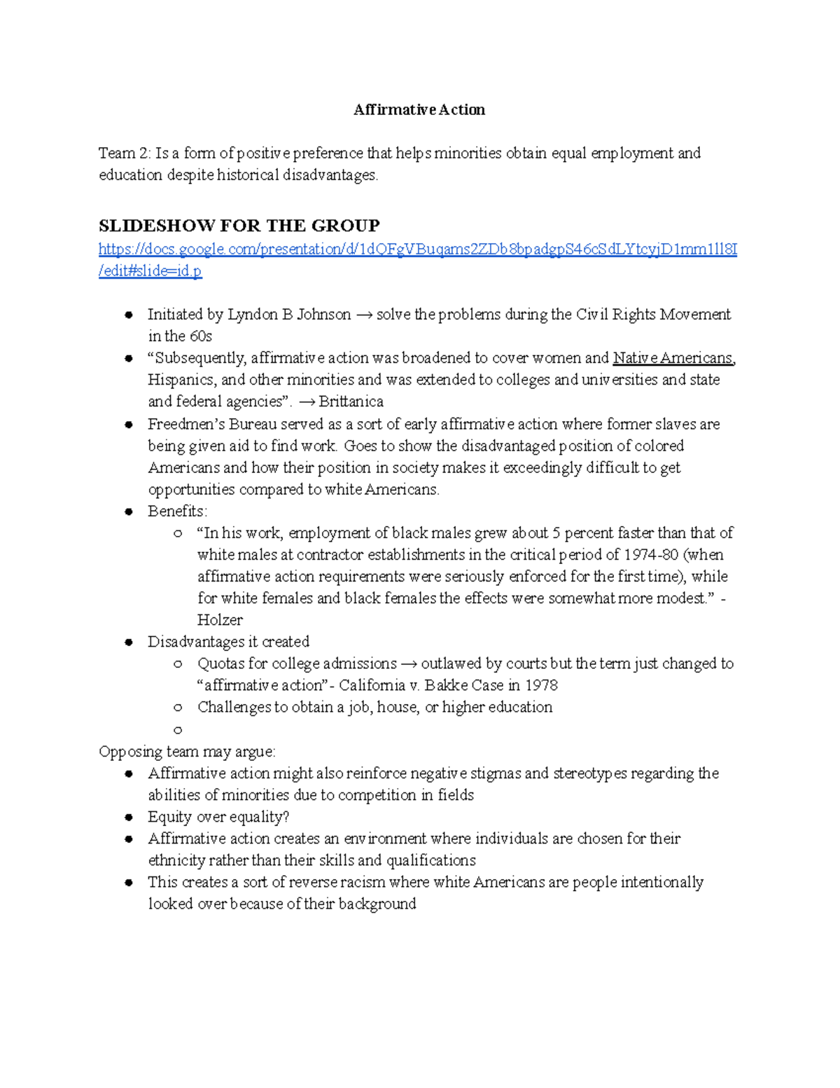 Great Debates 4b - Document of information on a debate about the ...