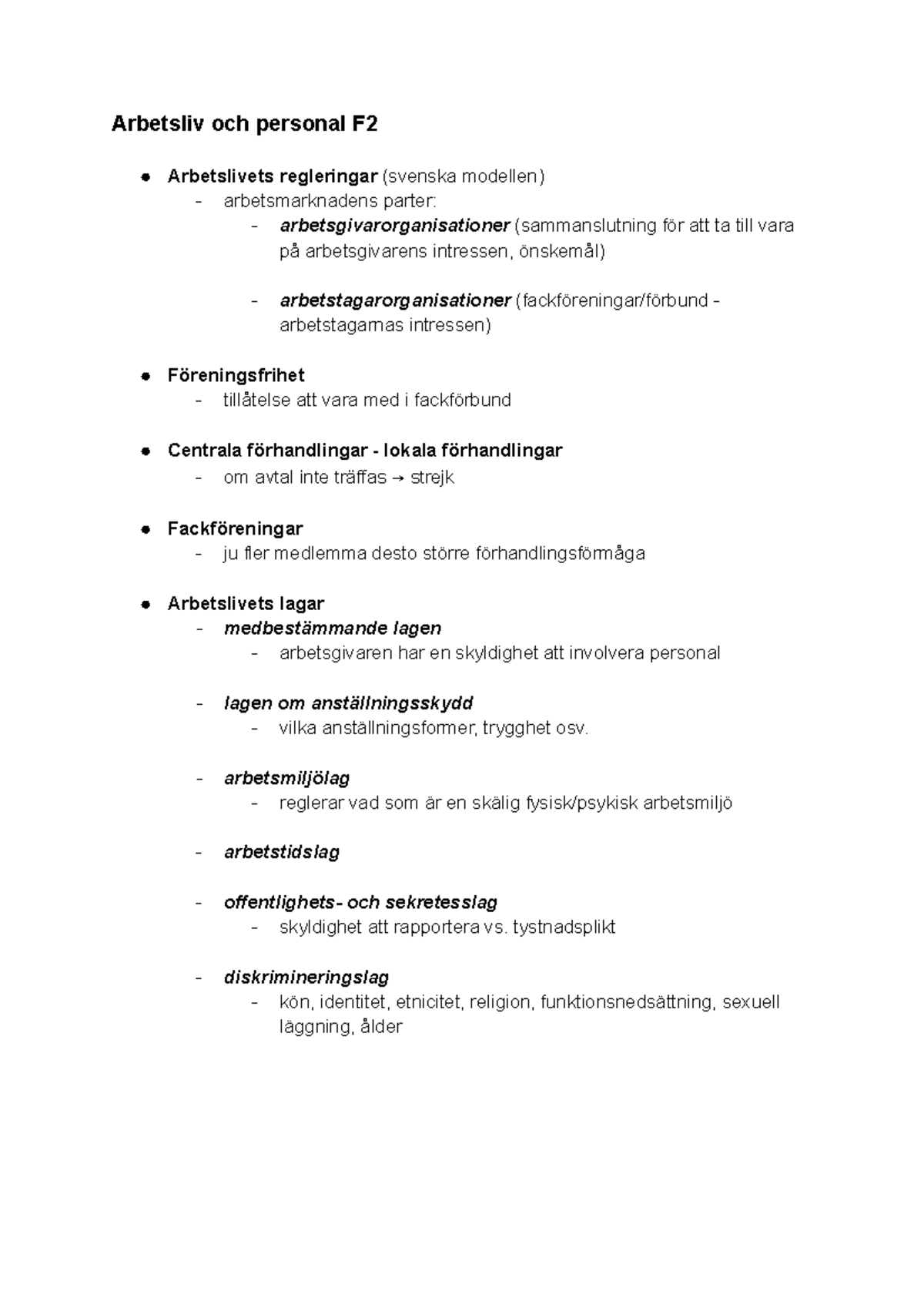 Arbetsliv & personal inom tjänsteverksamheter - Arbetsliv och personal ...