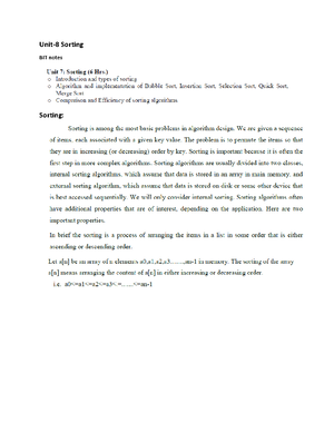 Unit 2 Algorithms bitinfo Nepal - DSA notes unit- Algorithm and its ...