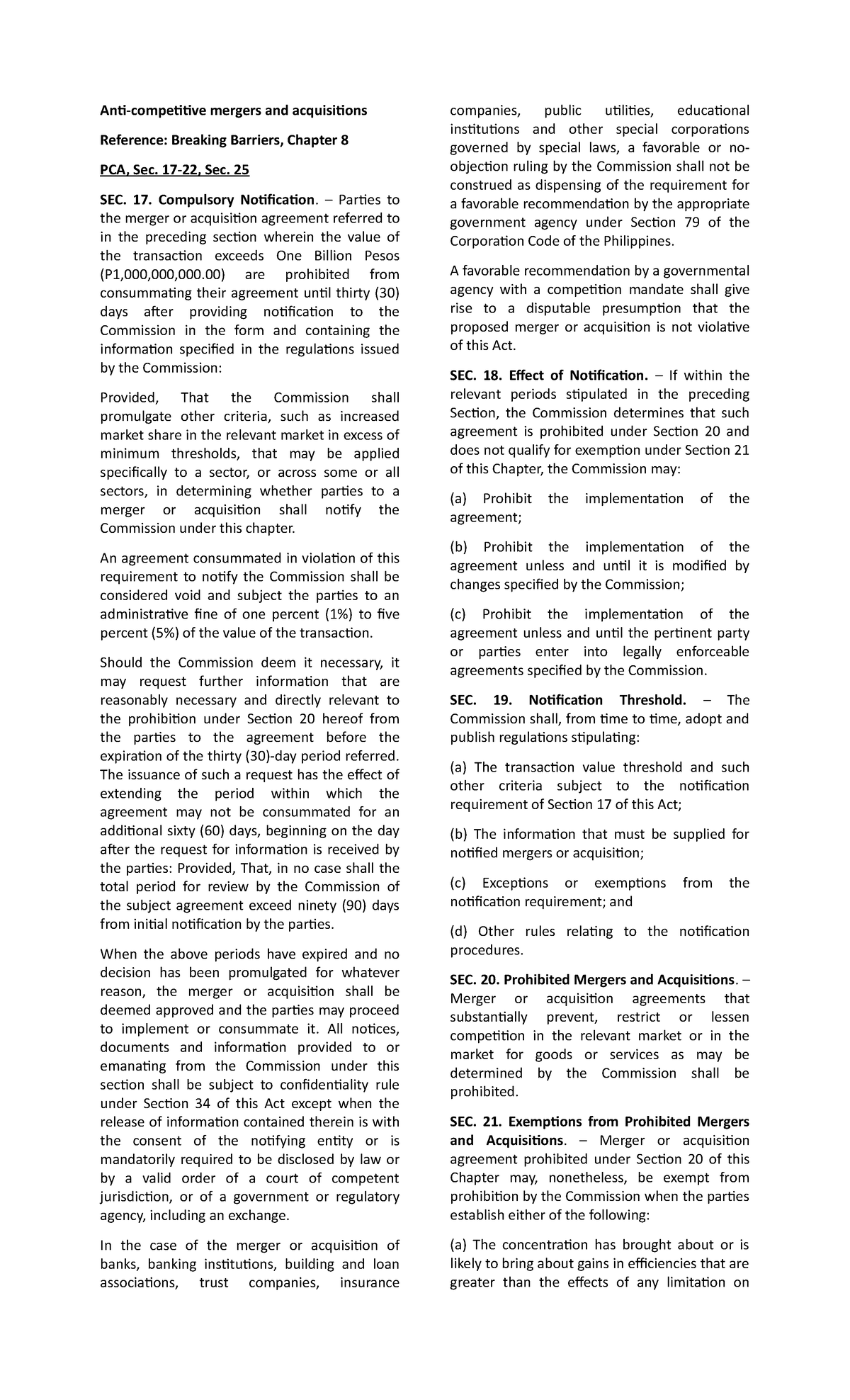 Session 4 - December 6 Compilation - Anti-competitive mergers and ...