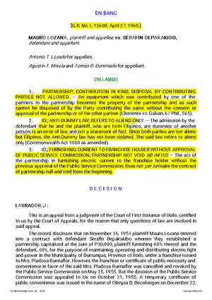 3) Uy vs. Puzon Case - SECOND DIVISION [G. No. L-19819. October 26 ...