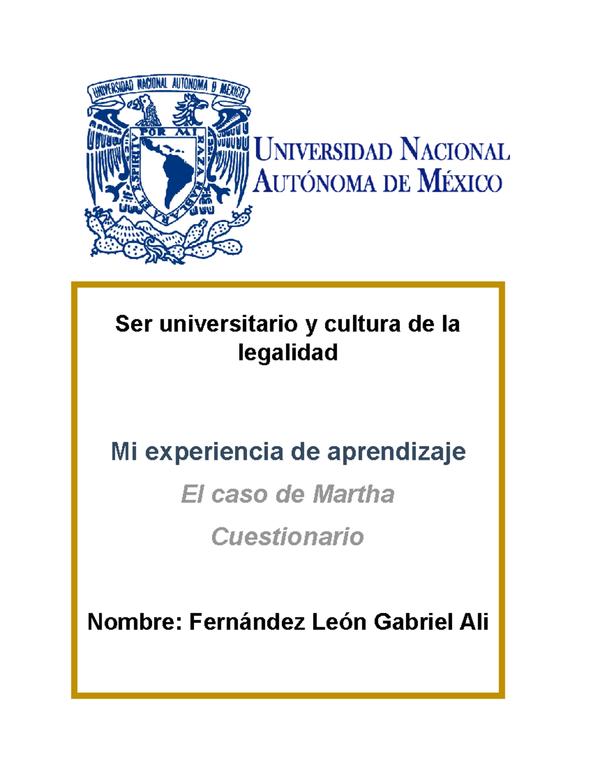 Fernandezg a2u8 sucl - cuestionario - Martha es una estudiante de ...