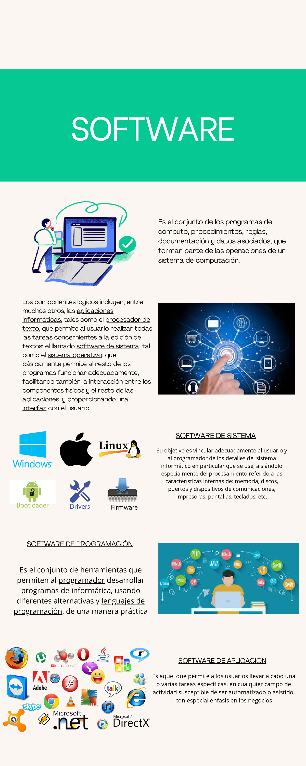 Software - informatica basica - SOFTWARE Es el conjunto de los ...
