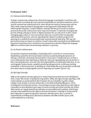 D169 Task 2 - An example of a passed task for D169. - Elli Sanchez D169 ...