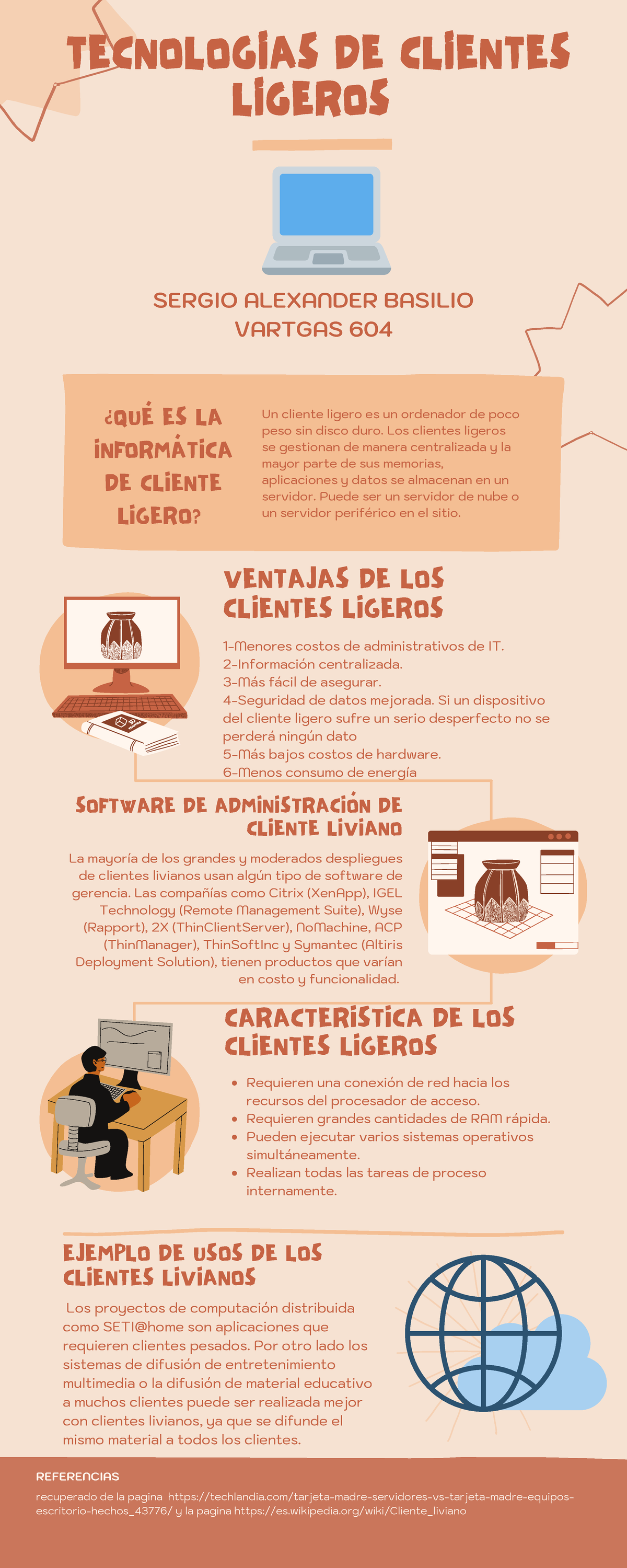 I Nfografia Clientes Ligeros - VENTAJAS DE LOS CLIENTES LIGEROS 1 ...