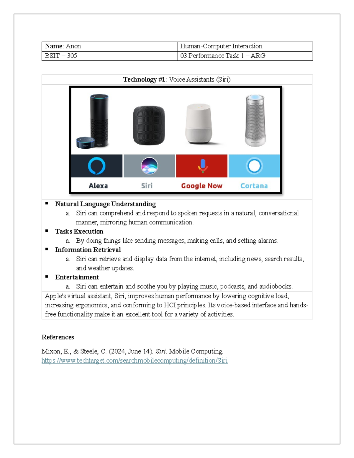 03TP Dela Cruz Anon - For Human-Computer Interaction - Name: Anon Human ...