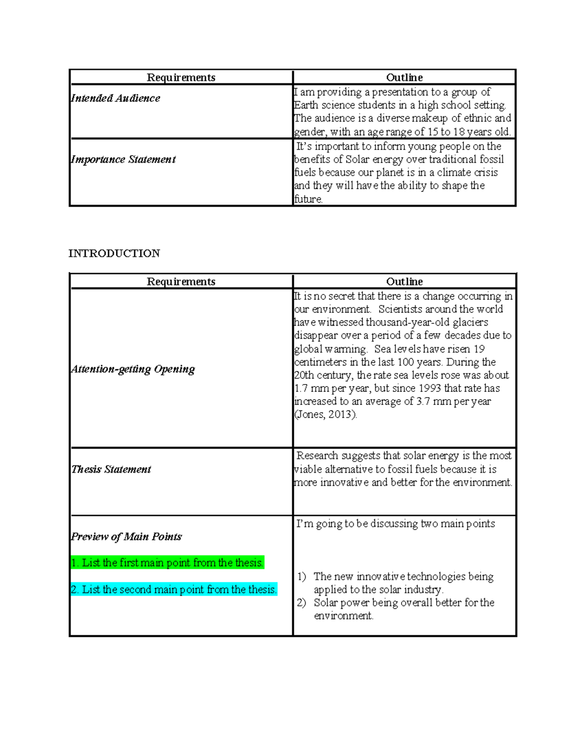C132 - FBT1 Task 1 - Outline - Copy - Requirements Outline Intended ...