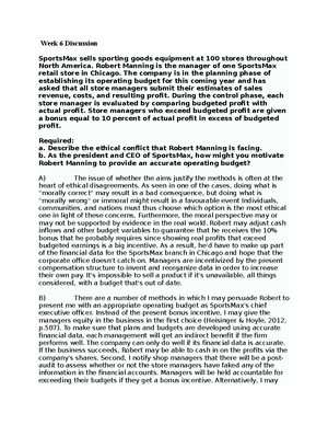 Week 7 Discussion bus 3304-16 - Week 7 Discussion Describe operating ...