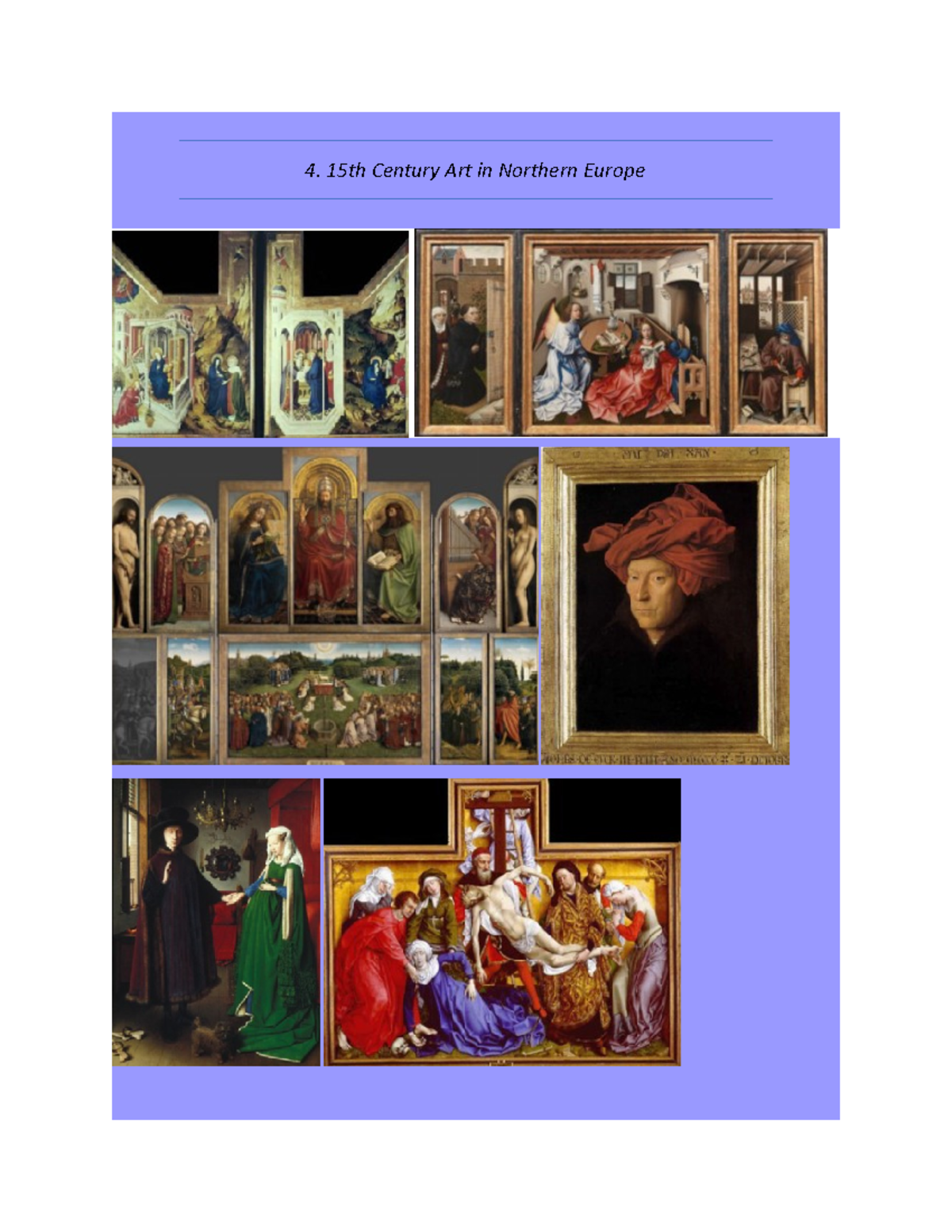4 - 15th Century Art in Northern Europe - 4. 15th Century Art in ...