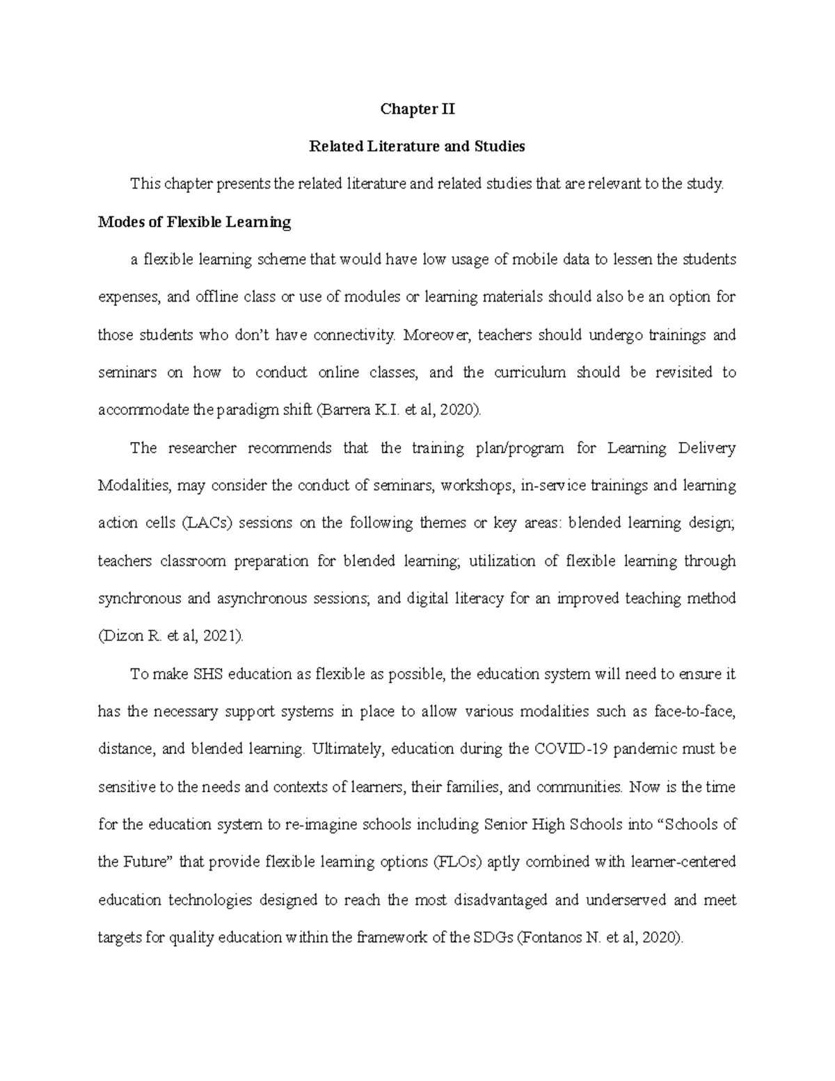 Chapter 2G4 revise ver - Chapter II Related Literature and Studies This ...