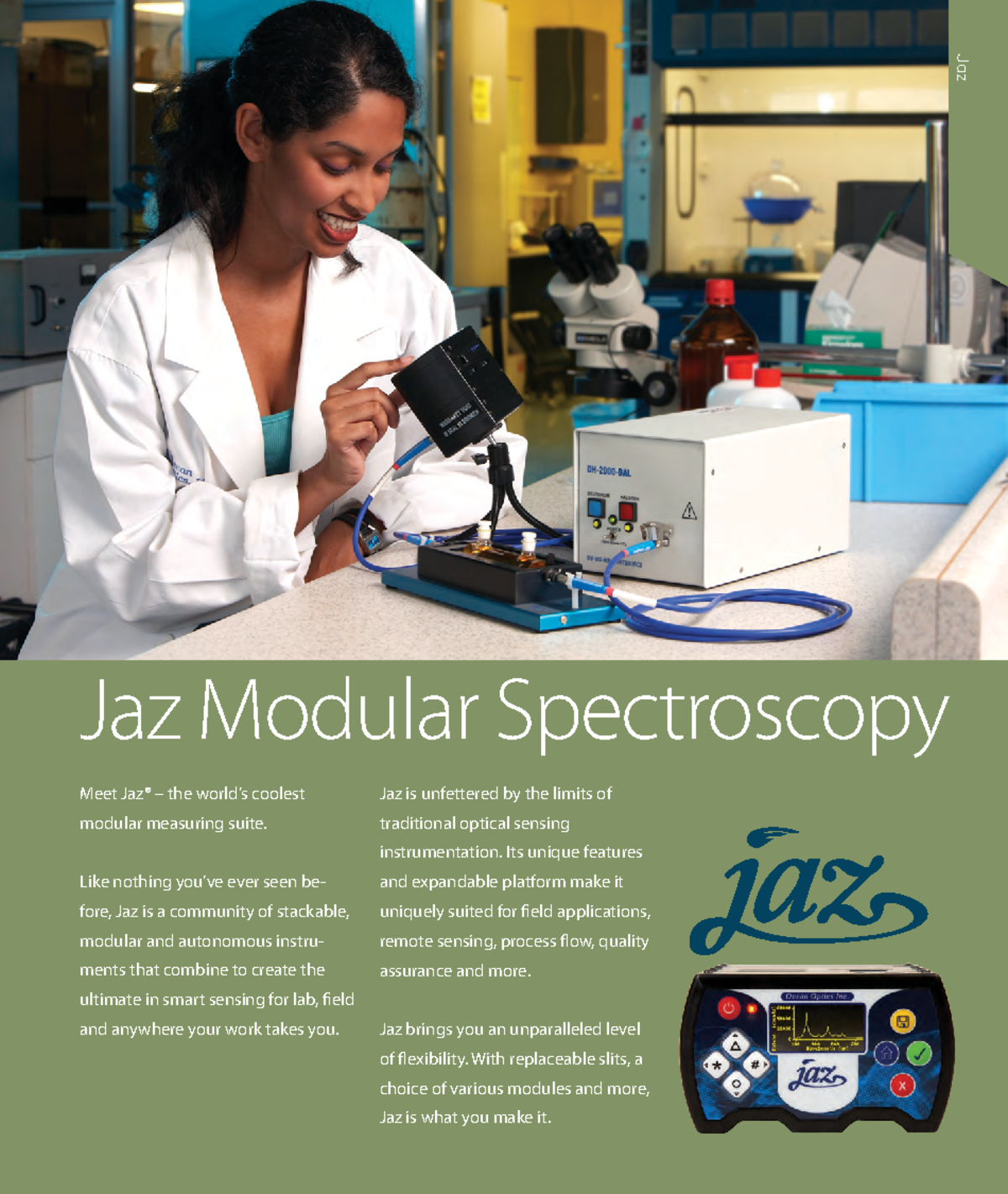 Ocean Optics Jaz - Instrumental de medicion - Jaz Modular Spectroscopy ...