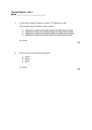 4 Forces in Action workbook - Physics Topics Forces in Action Name ...