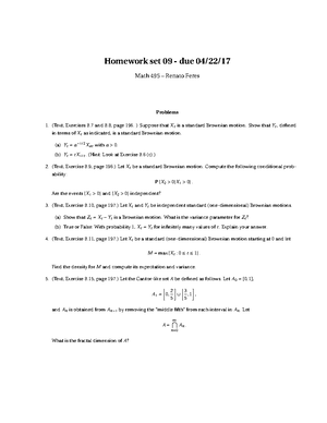 2016-2017 Homework 9 - Solutions - Homework set 09 - Solutions Math 495 ...