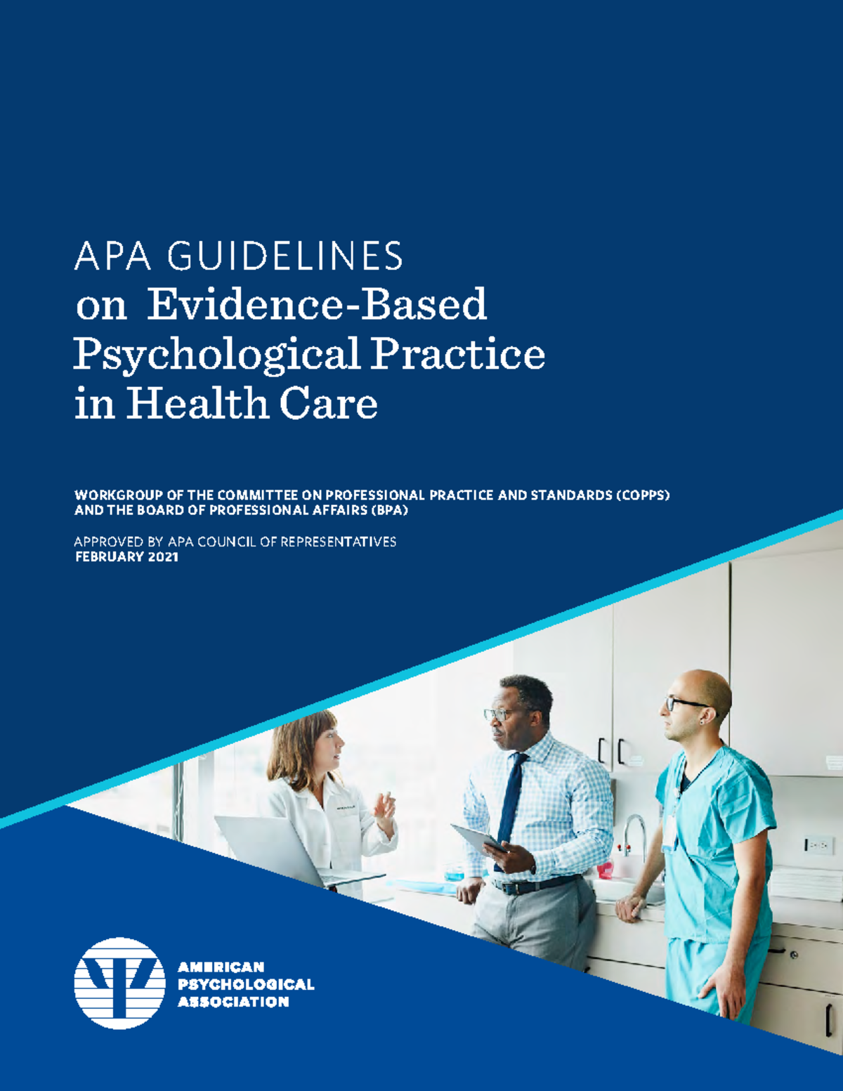 APA Guidelines on Evidence-Based Psychological Practice in Health Care ...