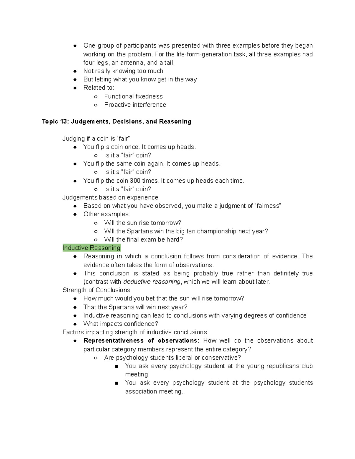 PSY 200 Notes copy - One group of participants was presented with three ...