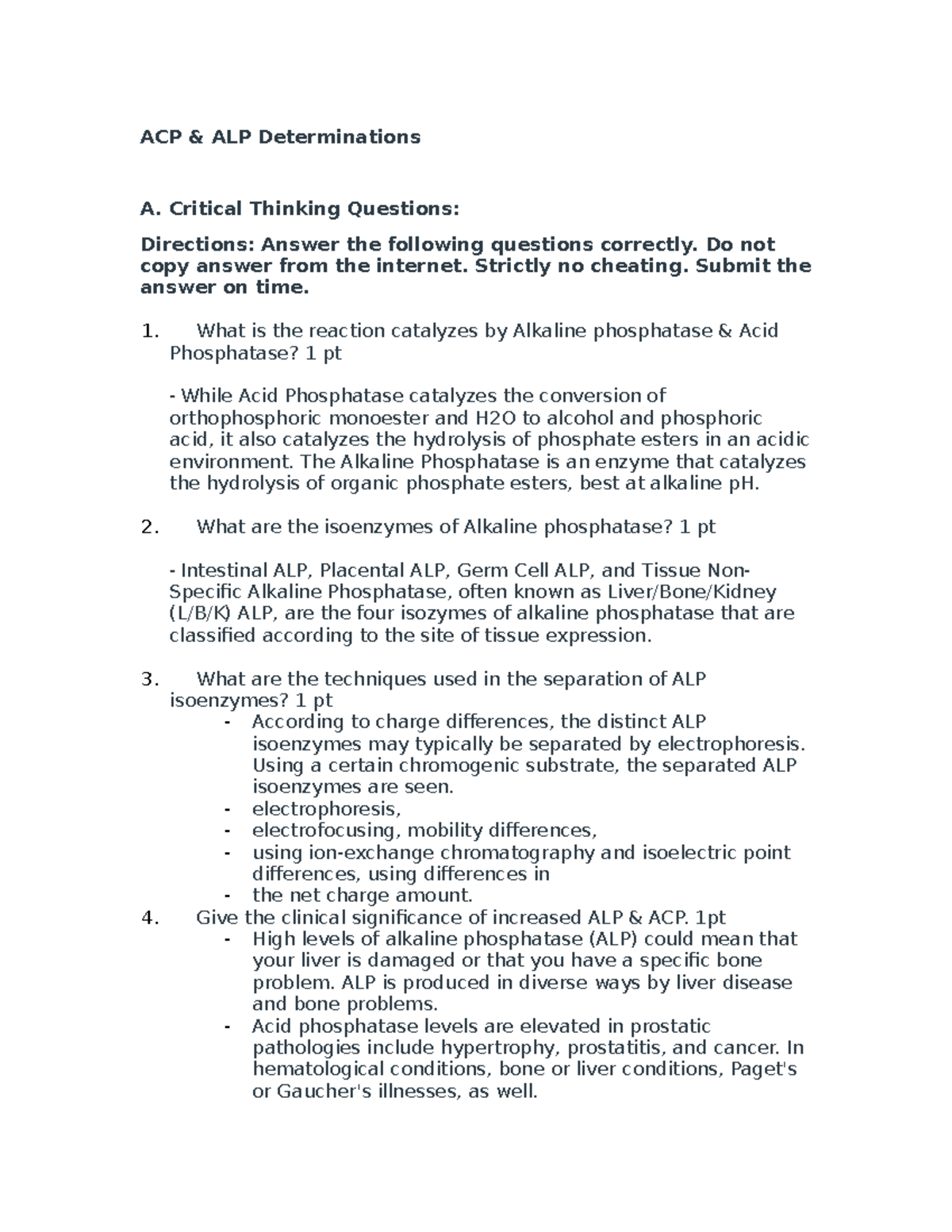 ALP AND ACP Determination - ACP & ALP Determinations A. Critical ...