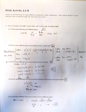 Activity 1.1 Cartesian Product - Making subsets with the Cartesian ...