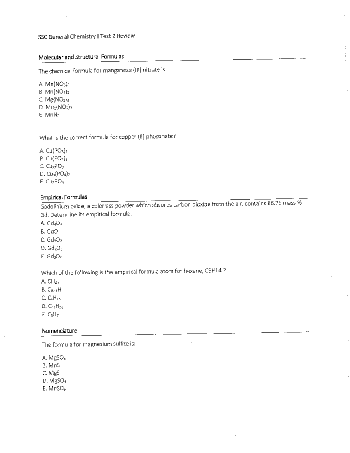 General Exam 2 Review CHEM 1311 Studocu general-exam-2-review-chem-1311-studocu