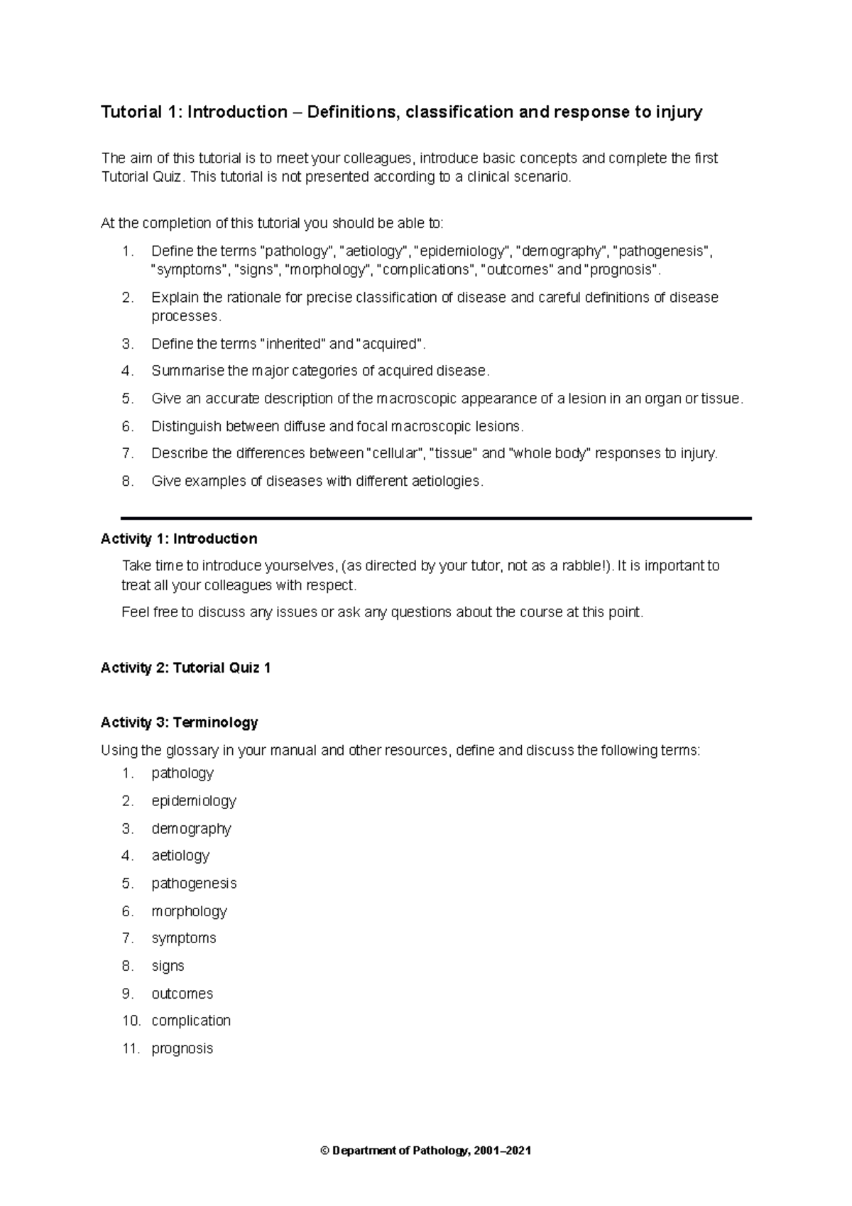 Tutorial 01 - Intro - Tutorial 1: Introduction – Definitions ...