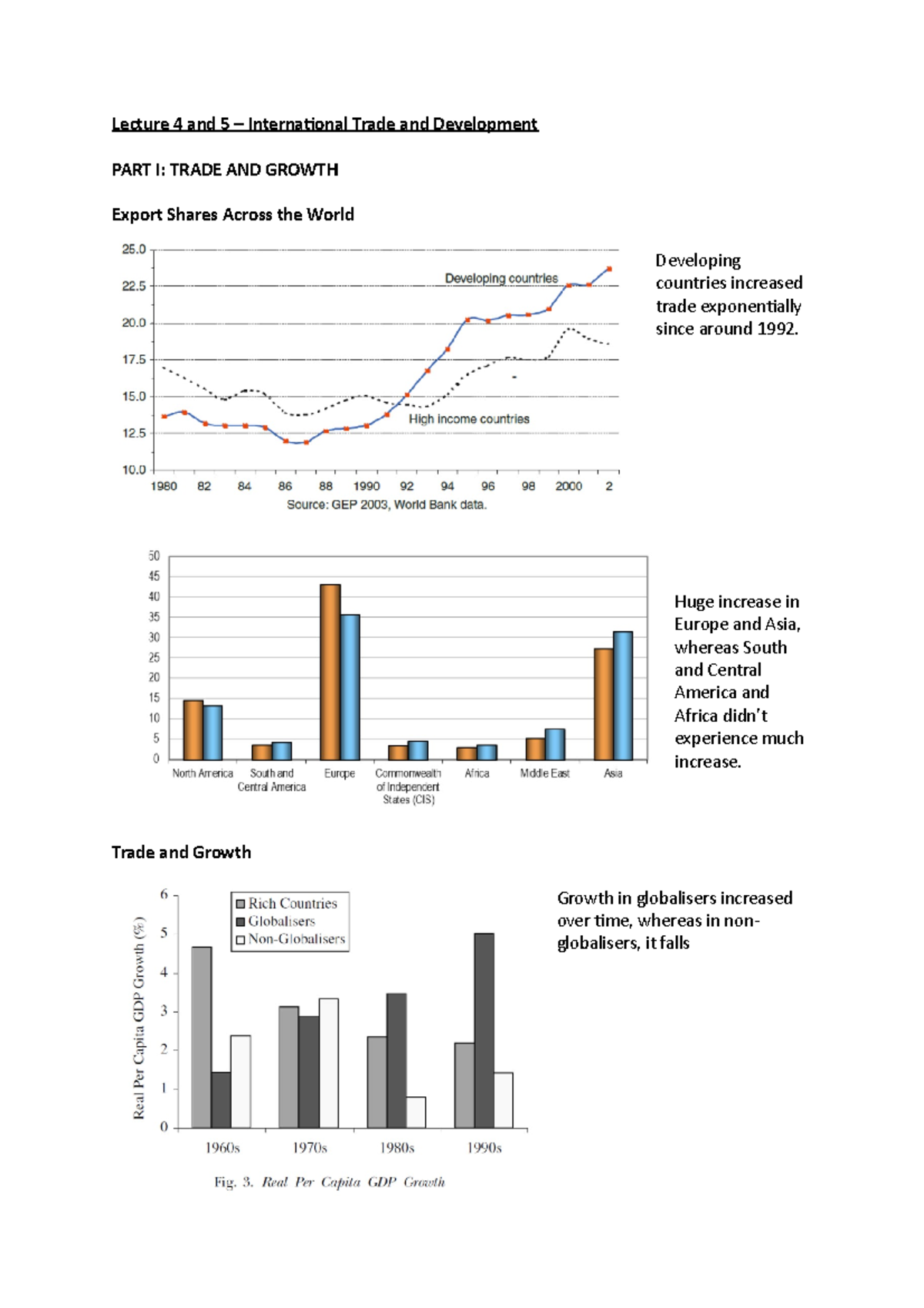 Lectures 4 and 5 - Lecture 4 and 5 – International Trade and ...
