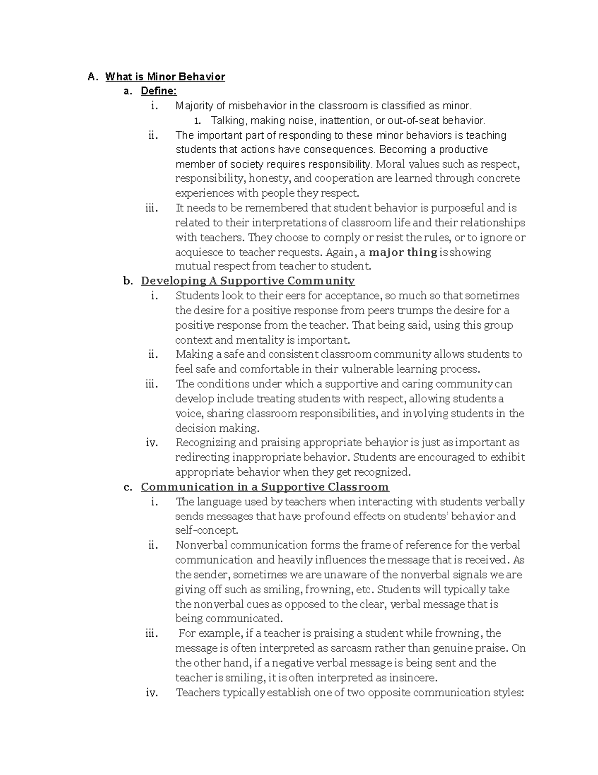 WGU C572 Chapter 7 Notes When Problems are Minor - A. What is Minor ...