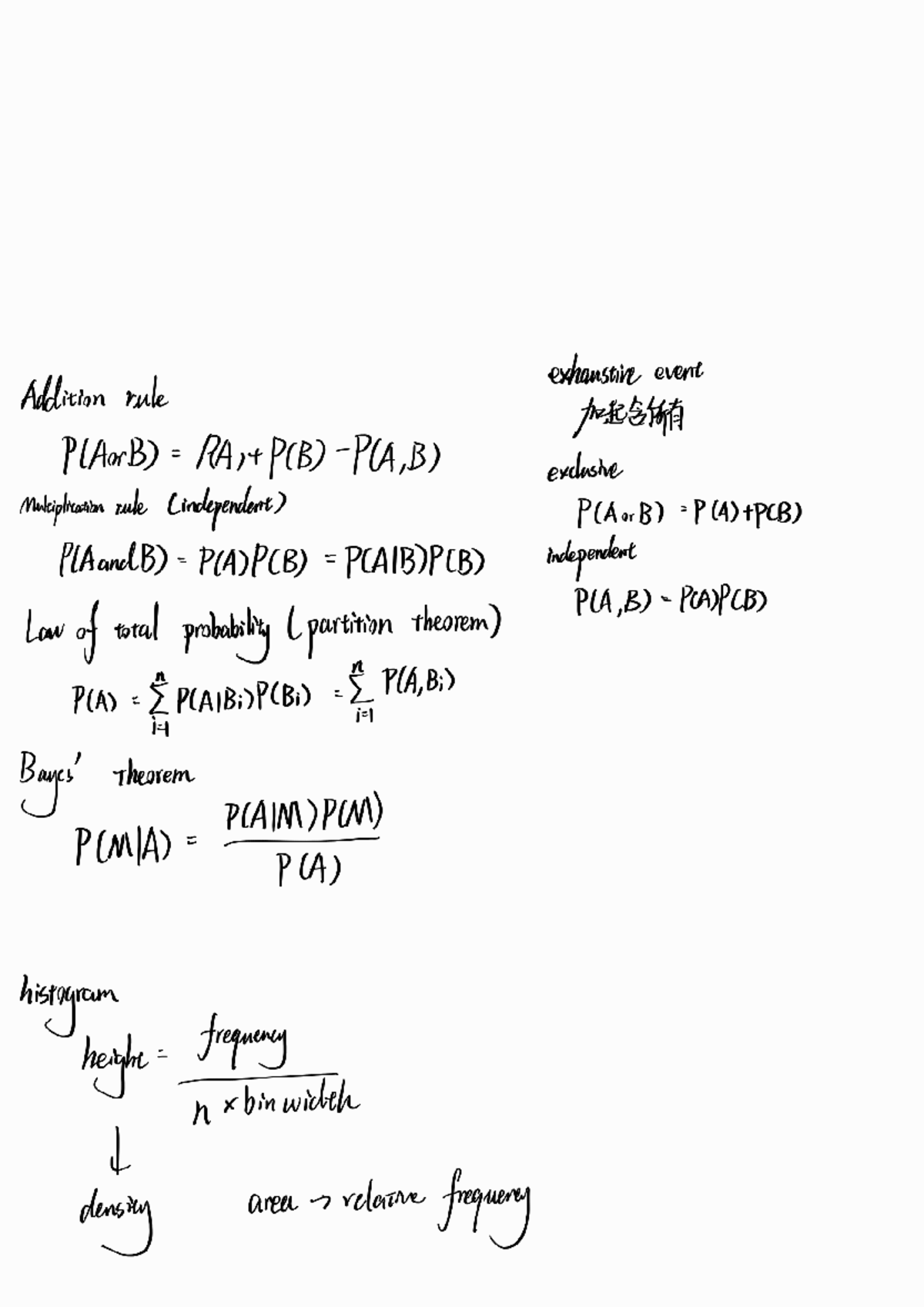 Notes 240506 230031 - Summary Introduction to Probability and ...