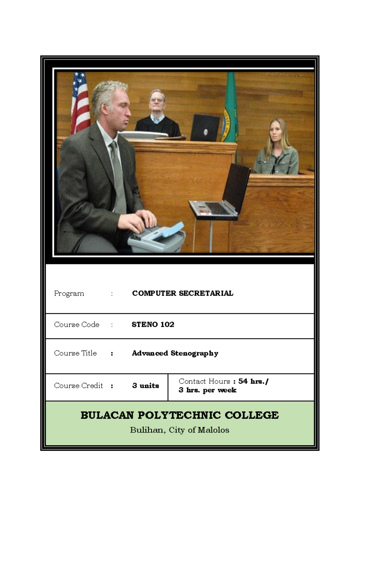 31 - HELPFUL - Program : COMPUTER SECRETARIAL Course Code : STENO 102 ...