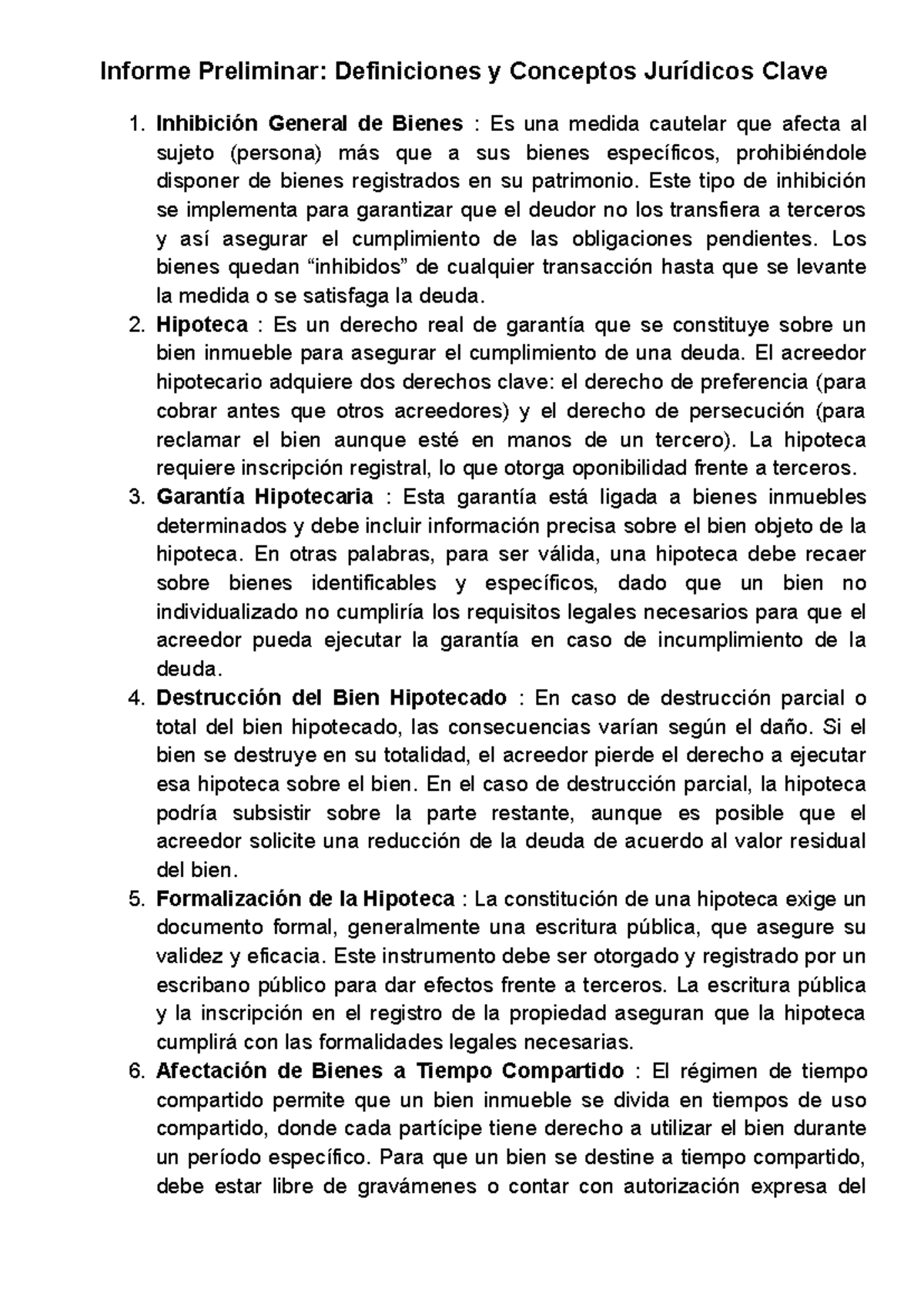 Informe Preliminar - conceptos basicos - Informe Preliminar ...