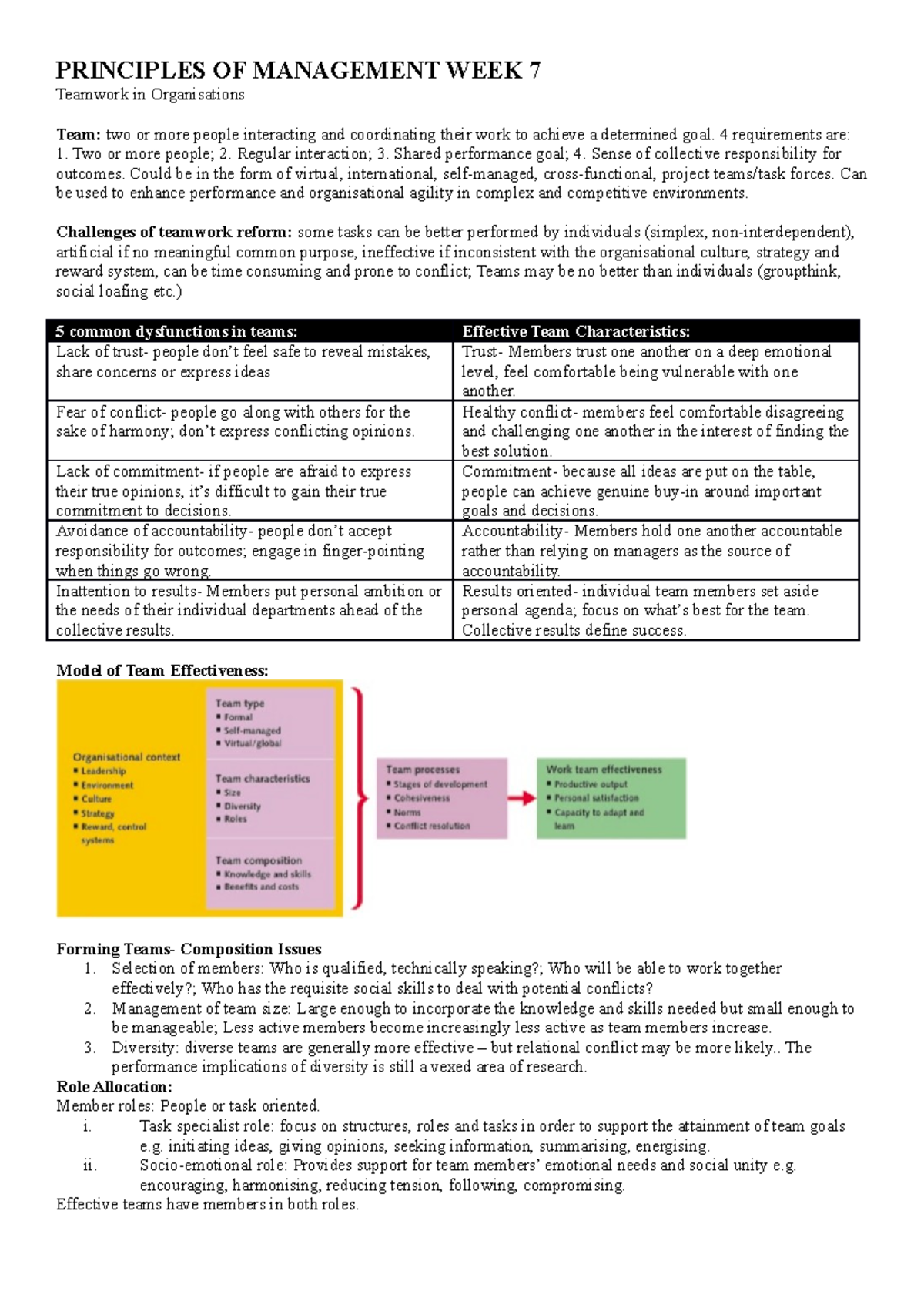 Principles OF Management WEEK 7 - PRINCIPLES OF MANAGEMENT WEEK 7 ...