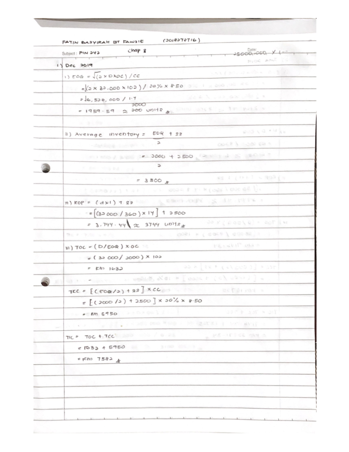 FIN242 Tutorial Chapter 8 - Fundamentals of Finance - Studocu