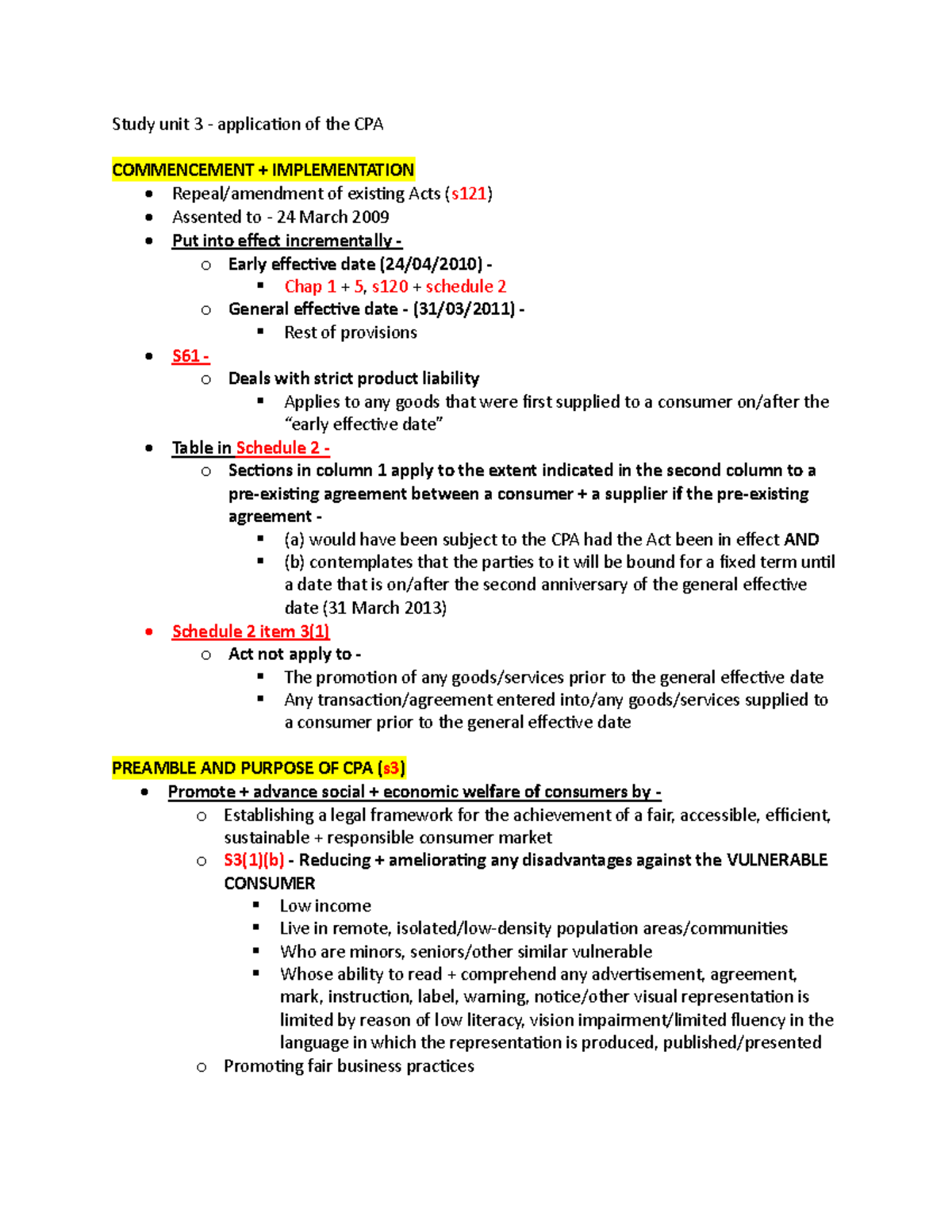 Study unit 3 - summary of unit 3 for VBB 220 includes lecture slides ...