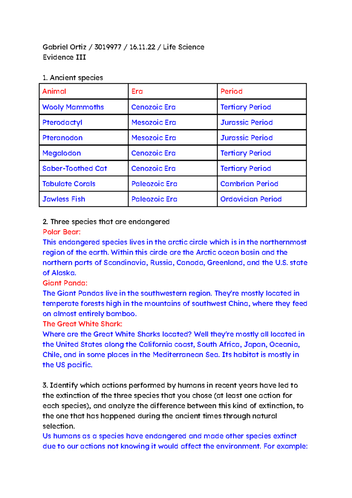 Evidence Number 3 - Gabriel Ortiz / 3019977 / 16.11 / Life Science ...