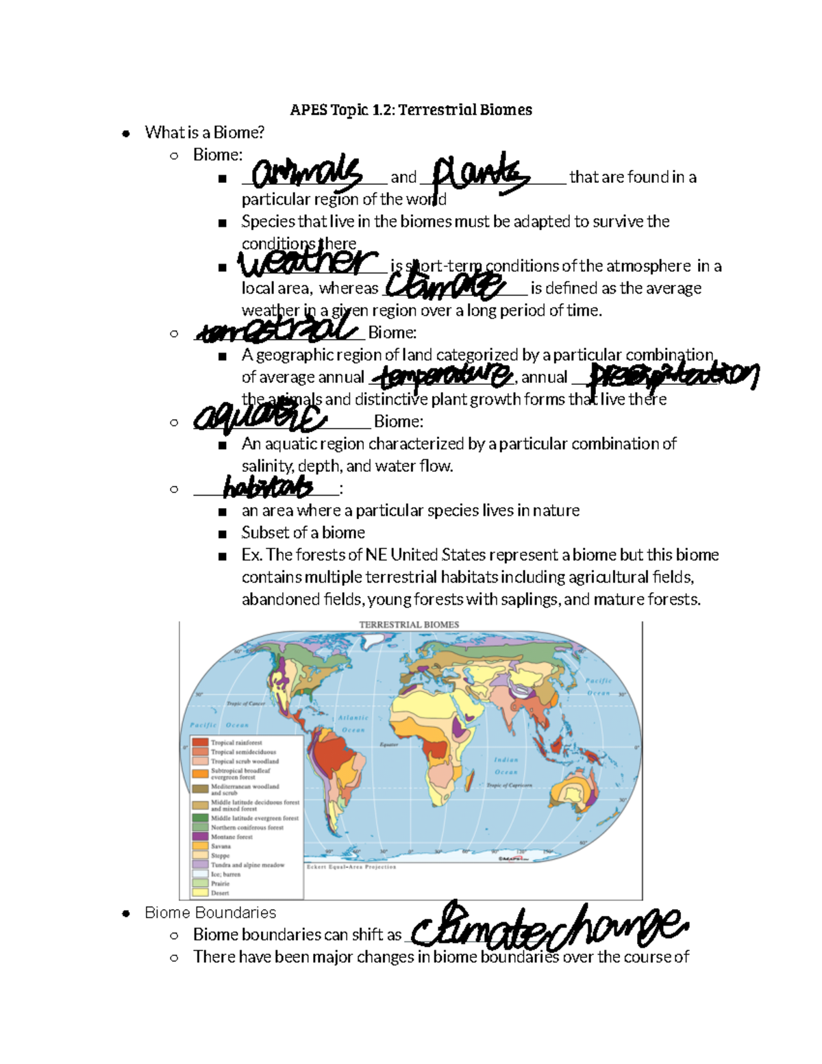 APES Topic 1.2 Notes - This is a note of 1.2 APES. - APES Topic 1. 2 ...